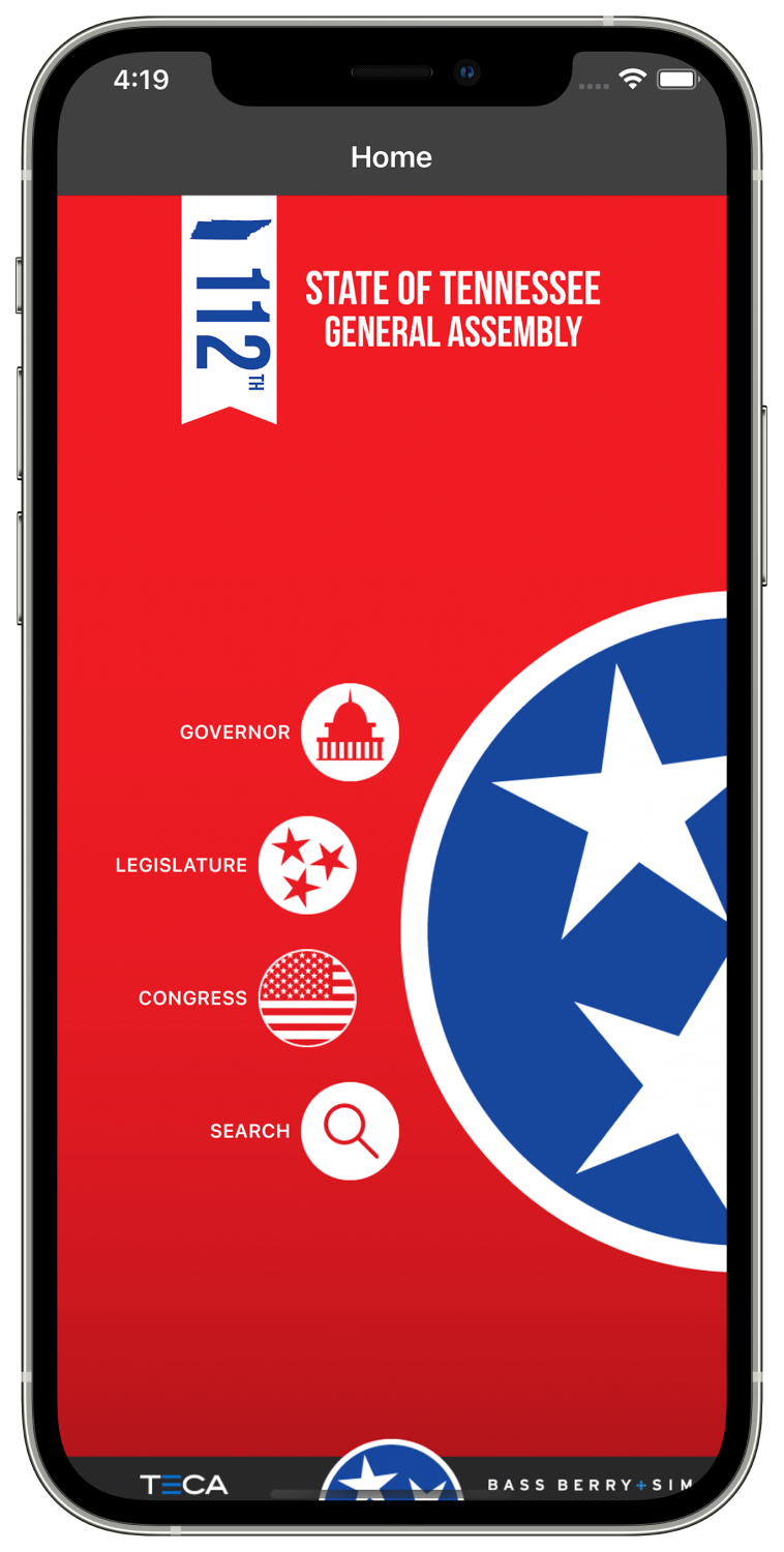 2022 Updates for Tennessee General Assembly App | Bass, Berry & Sims PLC